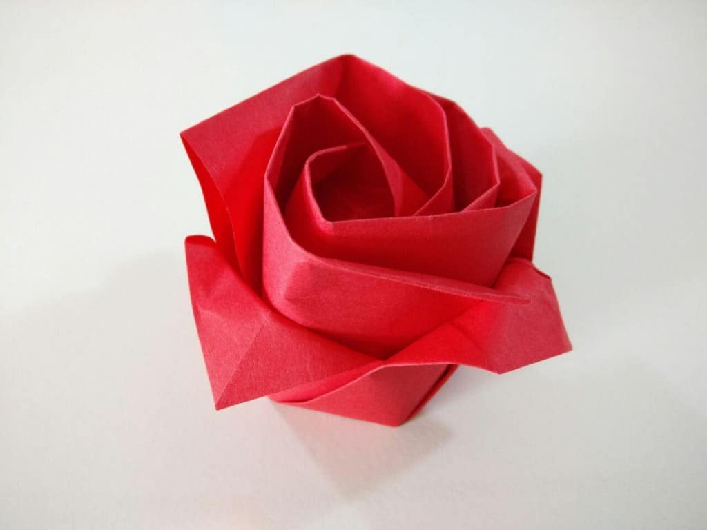 ? Cómo hacer una ROSA DE PAPEL paso a paso